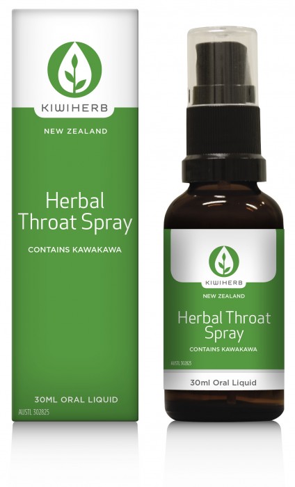 Kiwi Herb Herbal Throat Spray | Echinacea & Propolis Oral Spray ...