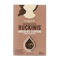 Loving Earth Buckinis Chocolate Clusters - Activated Raw Organic ...