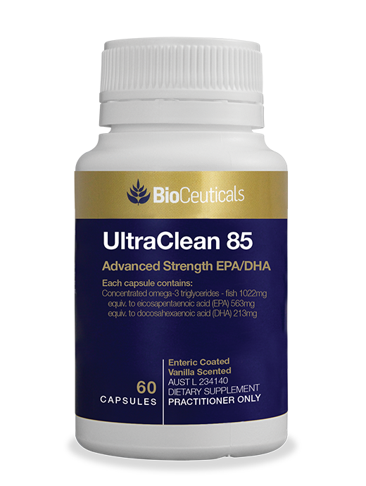 BioCeuticals UltraClean 85 Fish Oil Capsules | Australian Vitamins