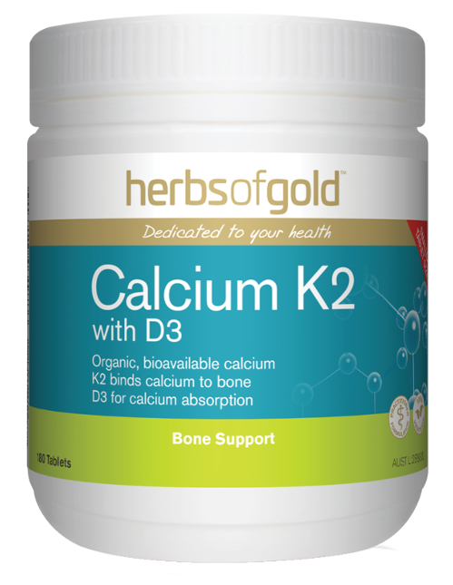Herbs of Gold Calcium K2 with D3 | 30% to 40% OFF RRP | Australian Vitamins