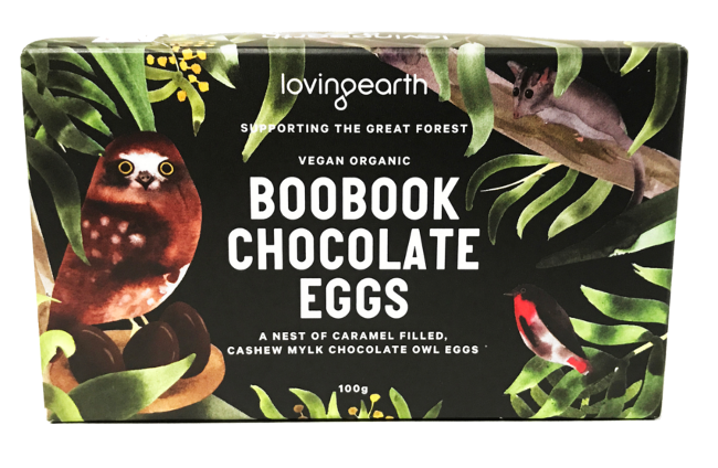 Loving Earth Boobook Chocolate Eggs | Vegan | Organic | Australian Vitamins