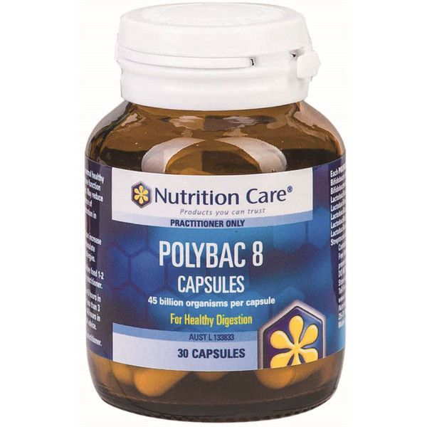 Nutrition Care Polybac 8 Probiotic Capsules | Australian Vitamins