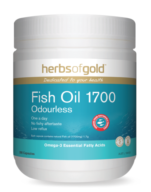 Herbs of Gold Fish Oil 1700 | 40% to 49% OFF RRP | Australian Vitamins