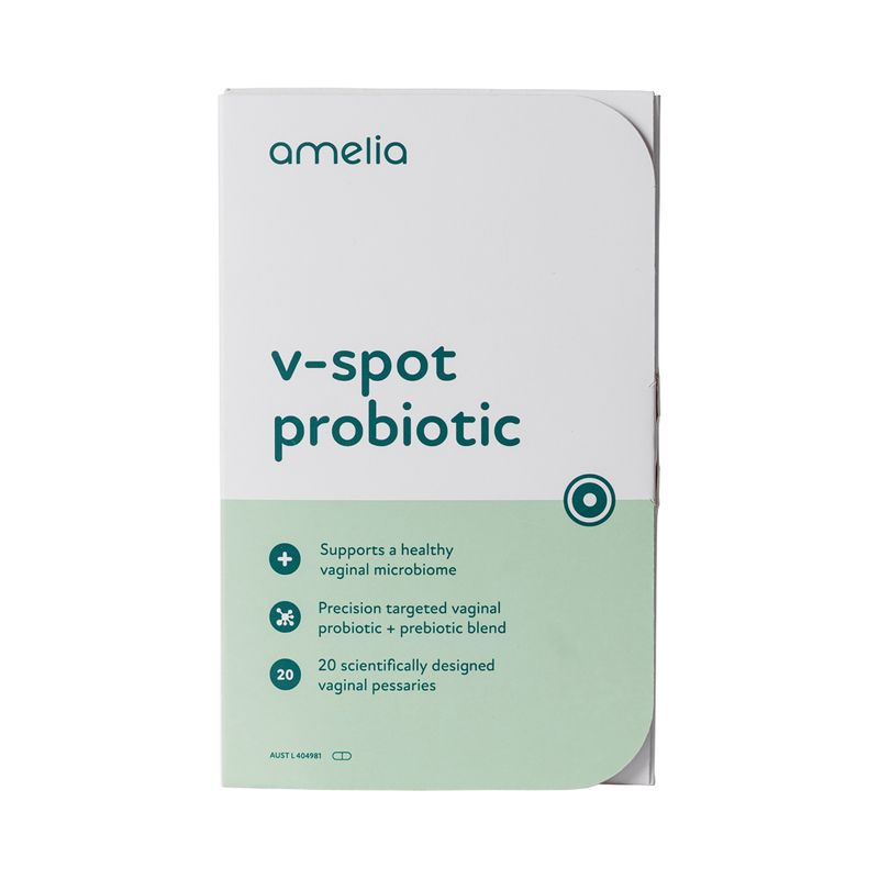 Amelia V-Spot Probiotic | Vaginal Pessaries | Australian Vitamins