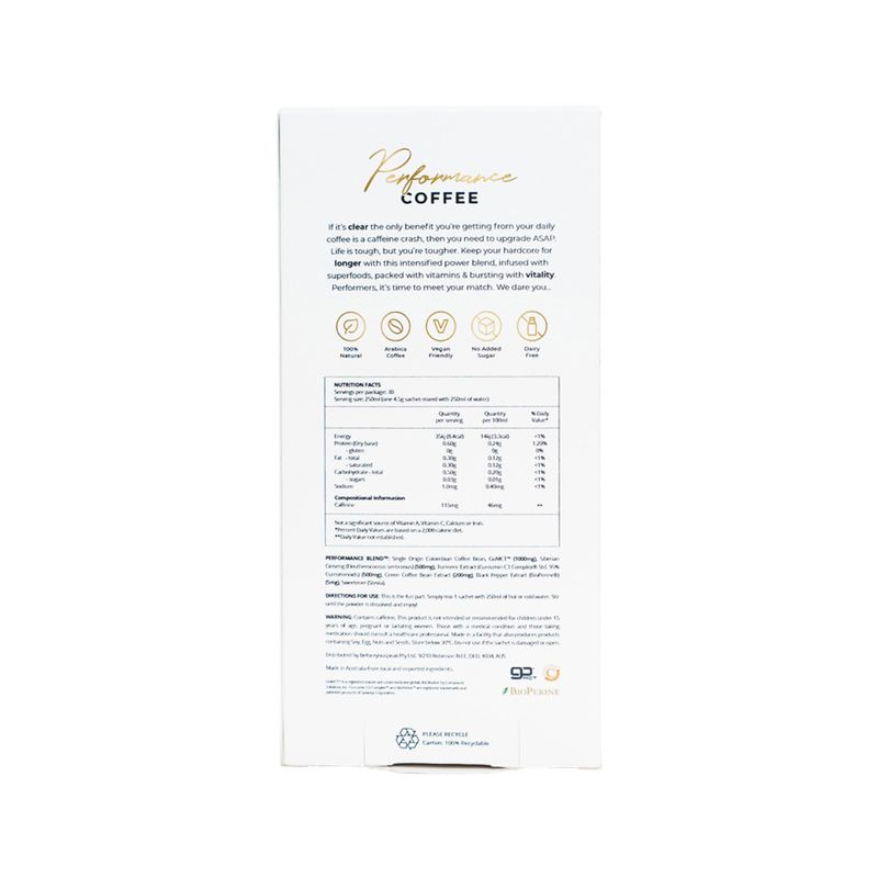 Before You Speak High Performance Coffee | 10% OFF RRP | The OG ...