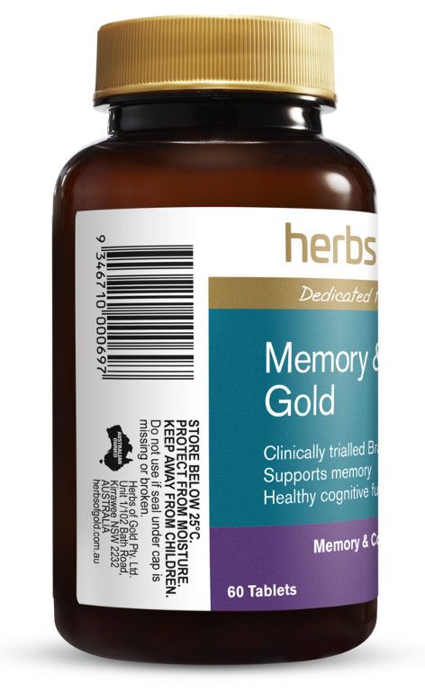 Herbs of Gold Memory & Cognition Gold | 35% to 40% OFF RRP | Australian ...