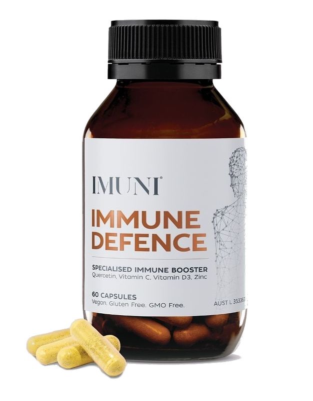 IMUNI Immune Defence | $39.95 | Quercetin, Vitamin C | & D3, Zinc ...