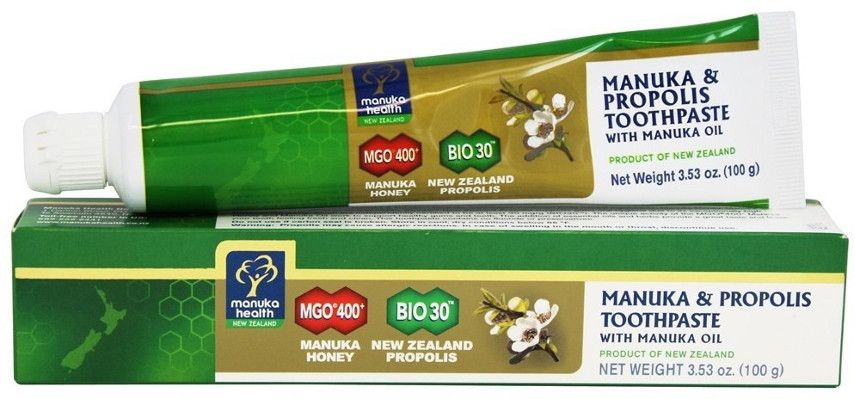 Manuka Health Toothpaste - Manuka Honey & Propolis with Manuka Oil ...