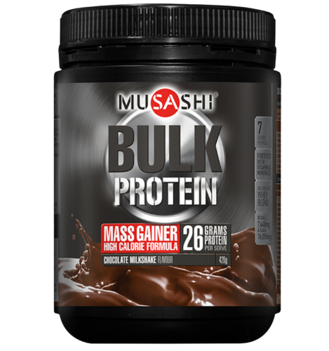 Musashi BULK Mass Gain Protein Powder - Chocolate | Australian Vitamins