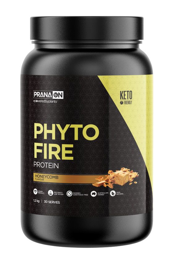 PRANA ON Phyto Fire Protein | Honeycomb | Australian Vitamins