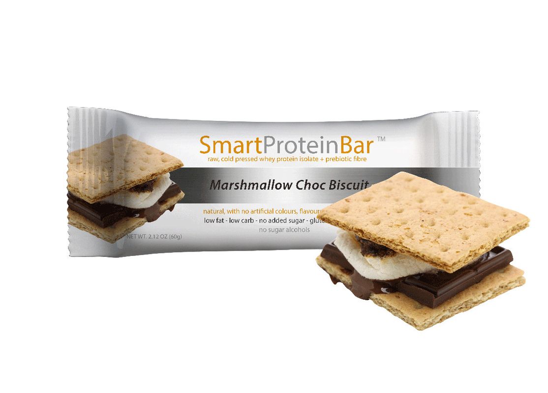 Smart Protein Bar - Marshmallow Choc Biscuit | 2 Boxes for $99 + Free ...