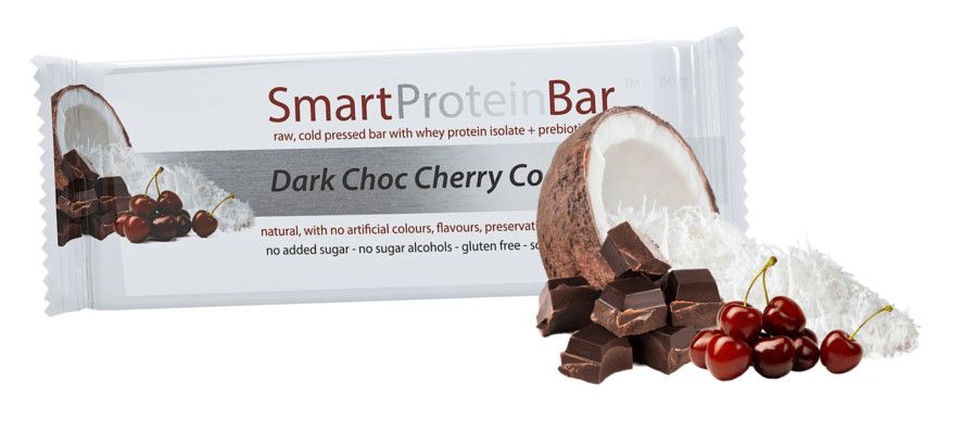 Smart Protein Bar - Dark Choc Cherry Coconut | 2 Boxes for $99 + Free ...