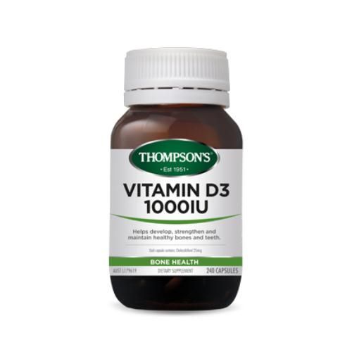 Thompson's Vitamin D3 1000IU | 35% OFF RRP | Australian Vitamins