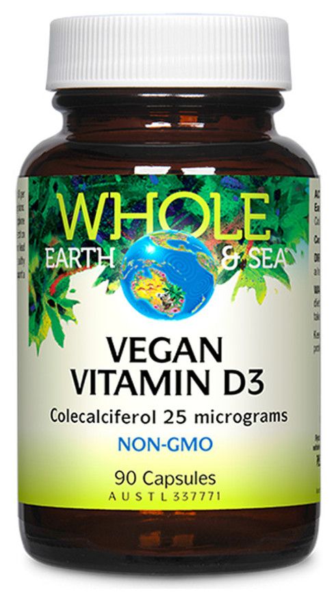 Whole Earth & Sea Vegan Vitamin D3 | 10% OFF RRP | Australian Vitamins