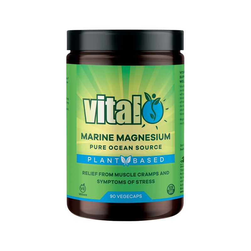 Vital Plant Based | Marine Magnesium Capsules | Australian Vitamins