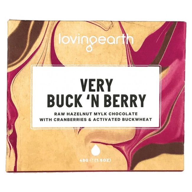 Loving Earth Very Buck 'N Berry Chocolate Bar | Australian Vitamins
