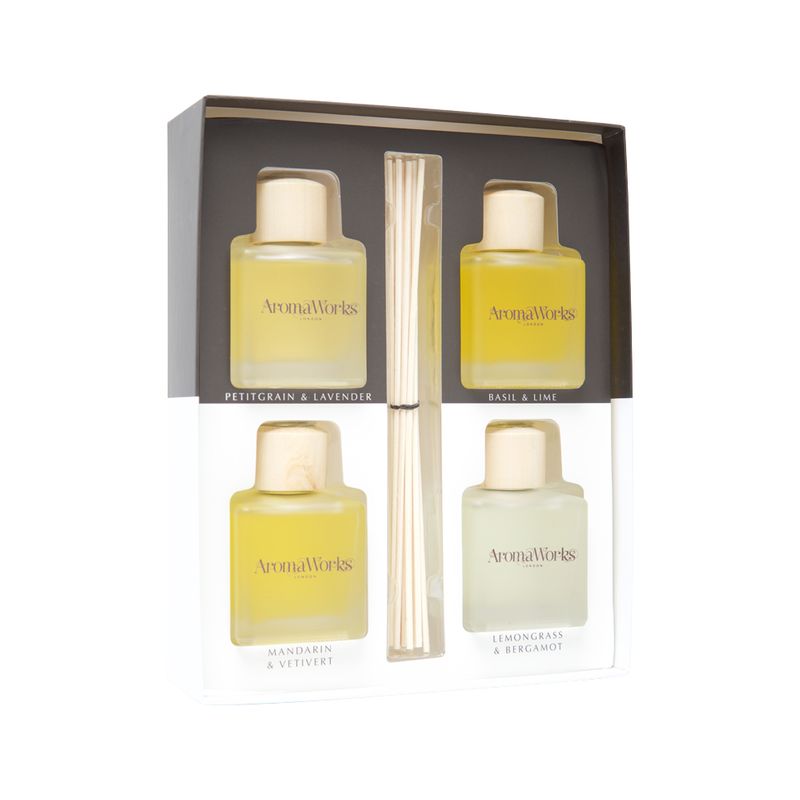 AromaWorks Light | Reed Diffuser Gift Set | Mixed 100ml x 4 Pack ...