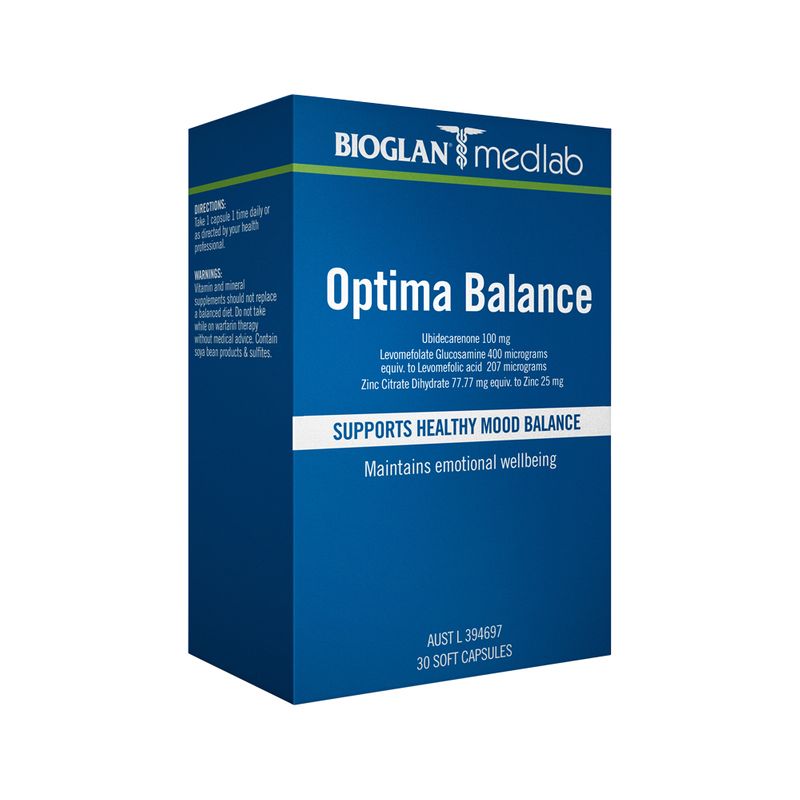 Bioglan Medlab Optima Balance 30 capsules | Australian Vitamins