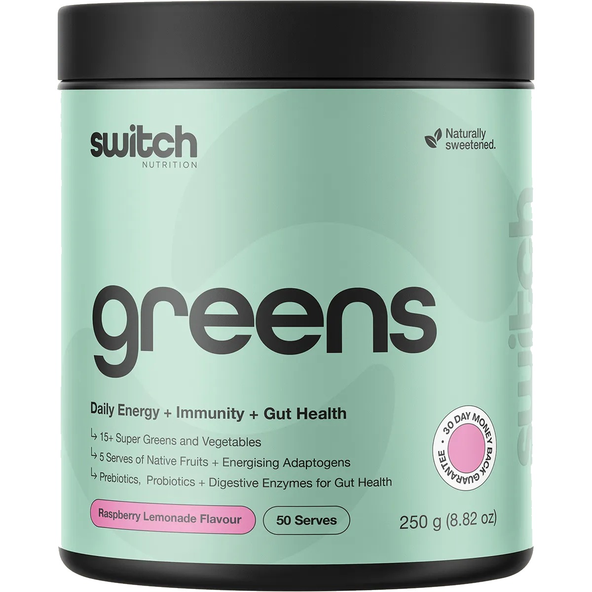 Switch Greens | Raspberry Lemonade Ingredients | Australian Vitamins