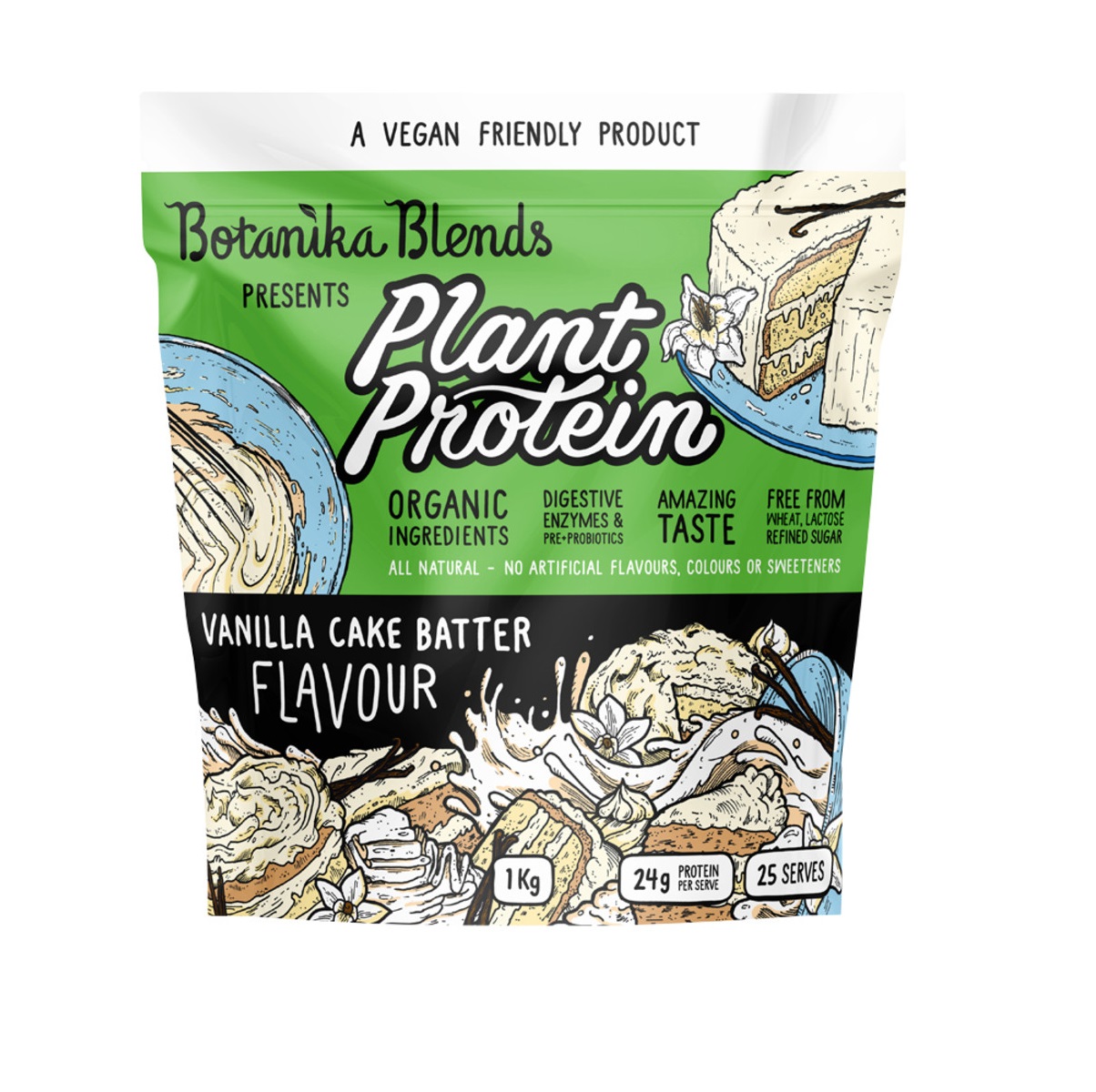 Botanika Blends Plant Protein | Vanilla Cake Batter | Australian Vitamins