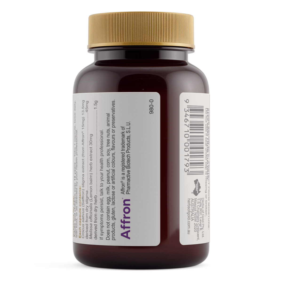 Herbs of Gold Saffron Mood Balance | Australian Vitamins