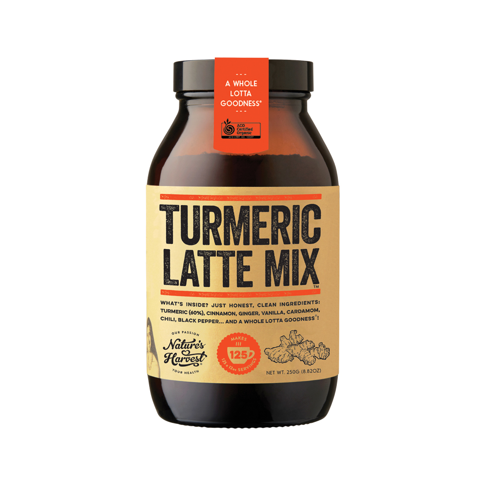 Nature's Harvest Organic Turmeric Latte Mix | Australian Vitamins