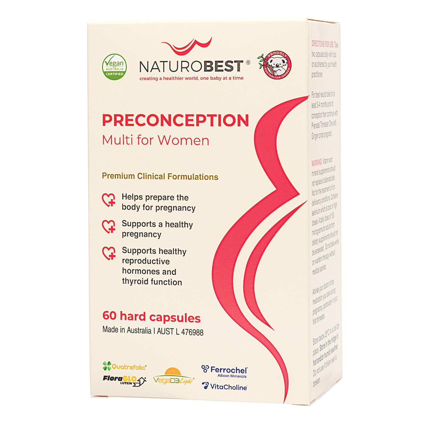 NaturoBest PreConception Multi for Women | 10% OFF RRP | Australian ...
