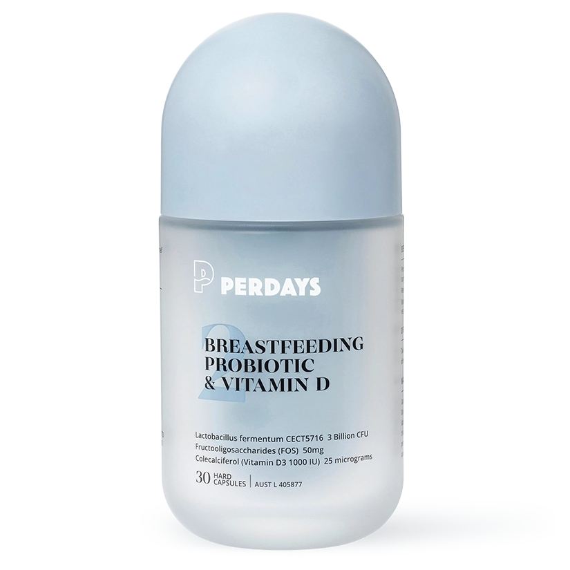 Perdays Breastfeeding Probiotic & Vitamin D | Australian Vitamins