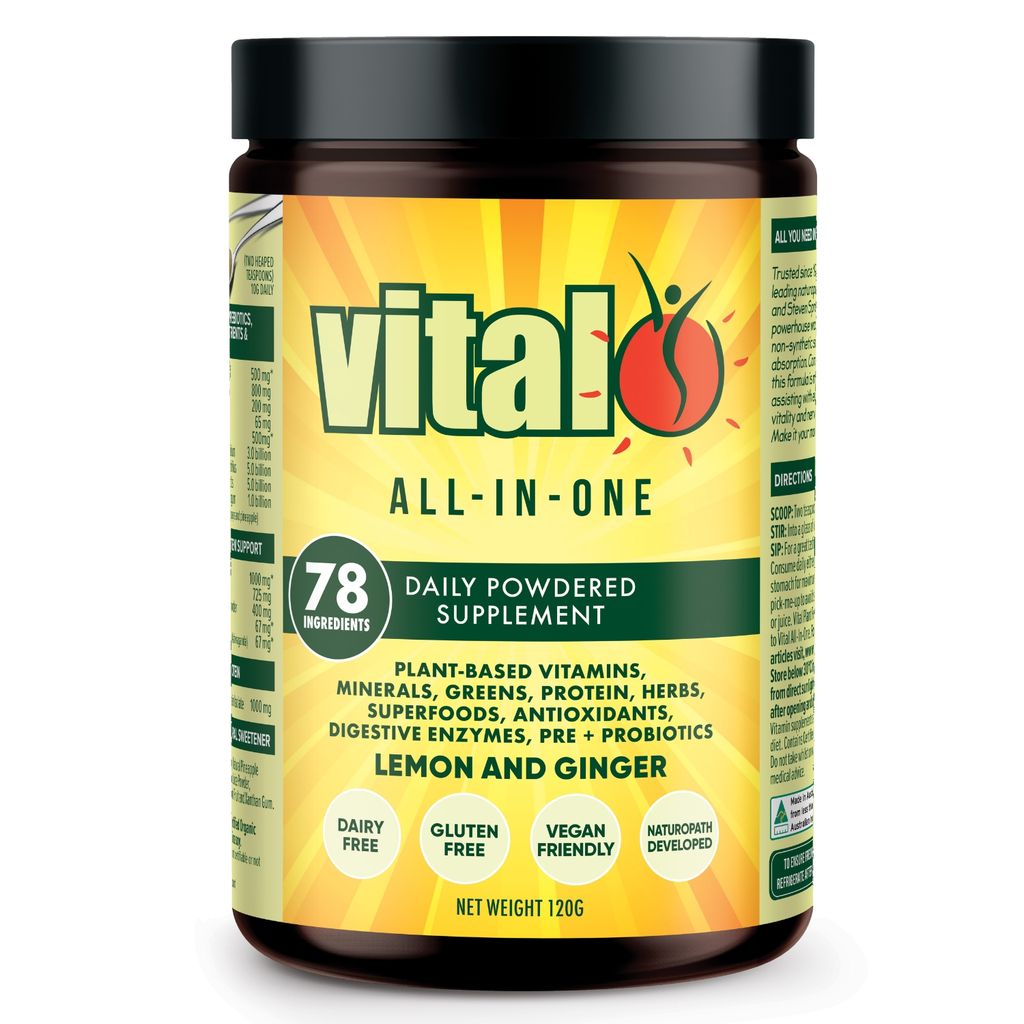 Vital All-in-One | Vital Greens | Lemon & Ginger | Australian Vitamins