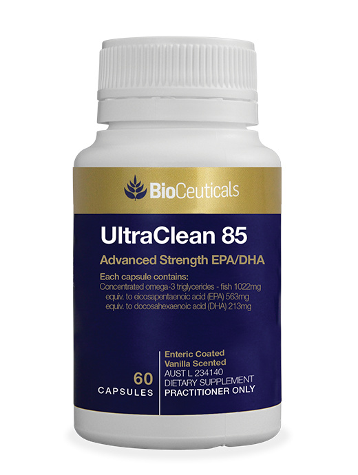 BioCeuticals UltraClean 85 Fish Oil Capsules | Australian Vitamins