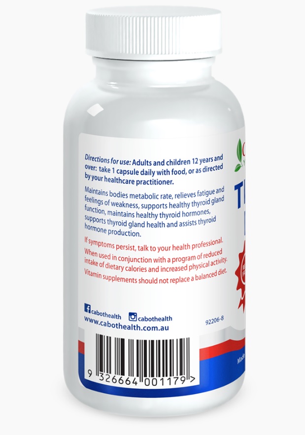 Cabot Health Thyroid Health | Australian Vitamins