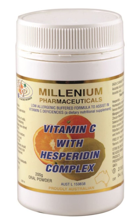 Millenium Vitamin C with Hesperidin Complex 500g | Australian Vitamins